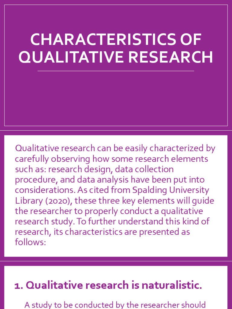 Characteristics-and-Kinds-of-Qualitative-Research | PDF | Qualitative ...