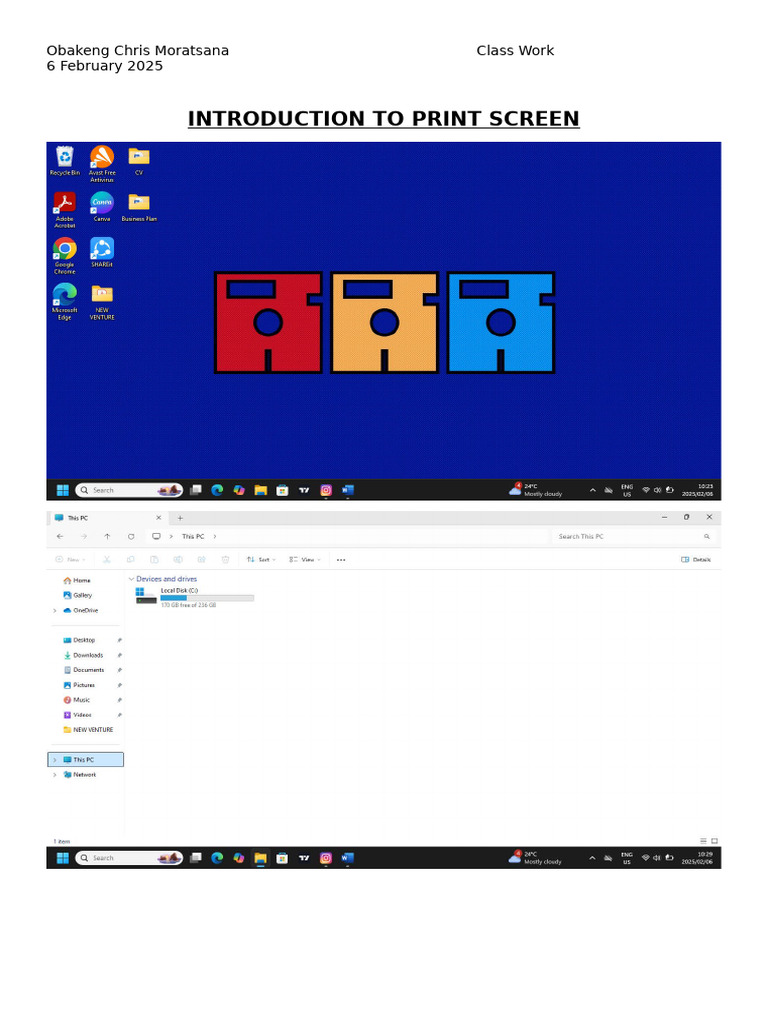 INTRODUCTION TO PRINT SCREEN | PDF