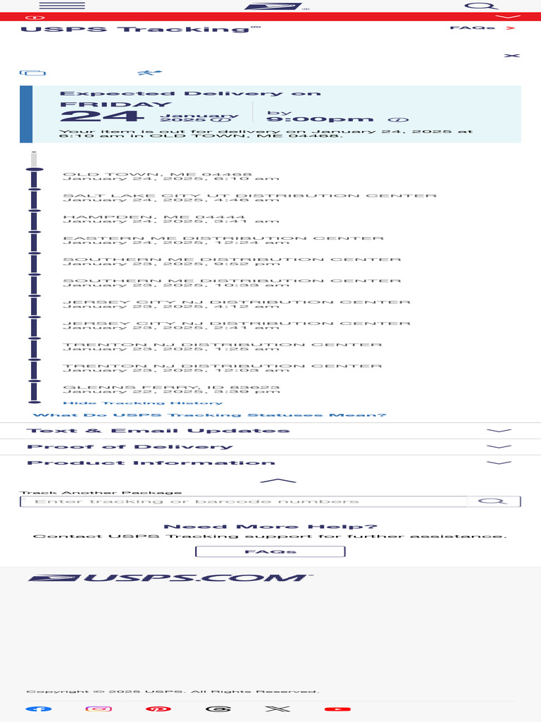 USPS Tracking® Results | PDF | Supply Chain Management | Written ...