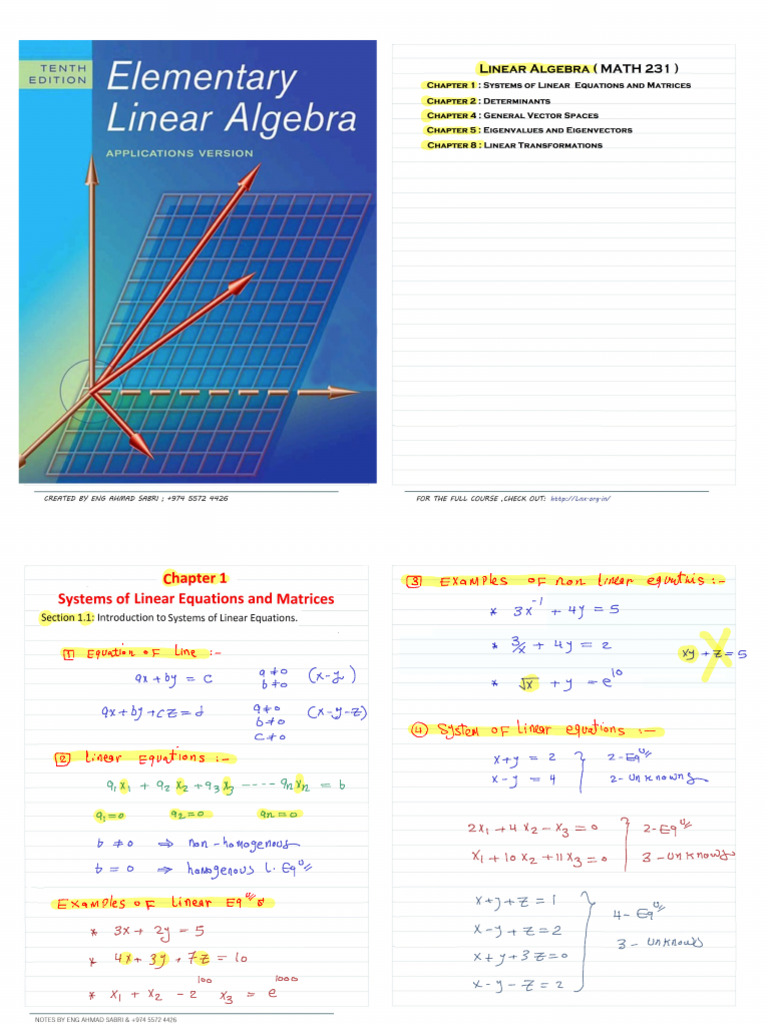 MATH-231-Qasem-sec-1.1 | PDF | Mathematics | Applied Mathematics