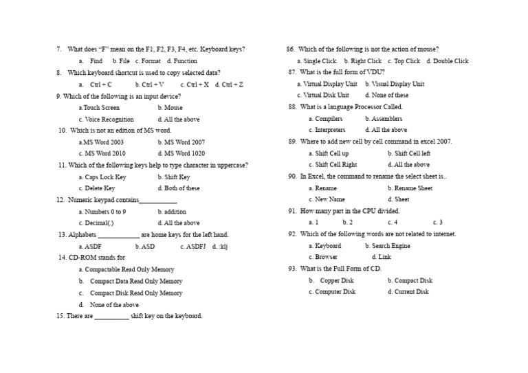What does | PDF | Computer Keyboard | Control Key