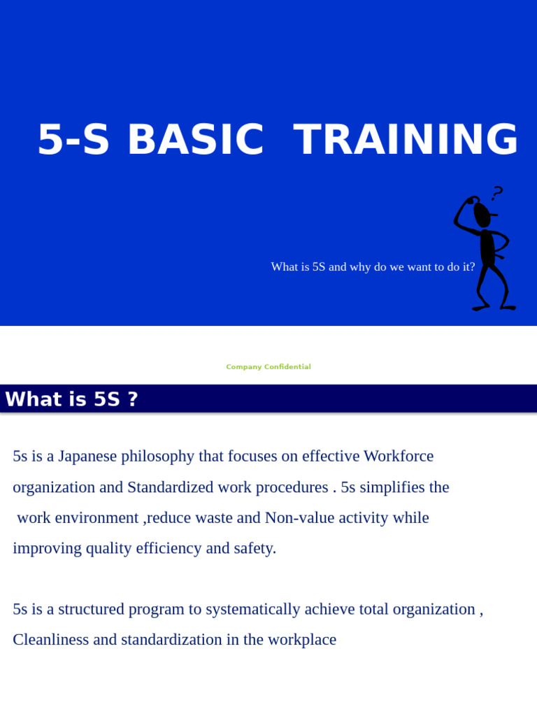 5S Training Material | PDF | Disciplines | Housekeeping