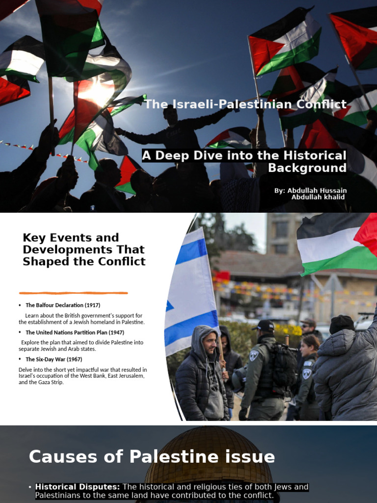 The Israeli-Palestinian Conflict Presentataion2 | PDF | Israeli ...