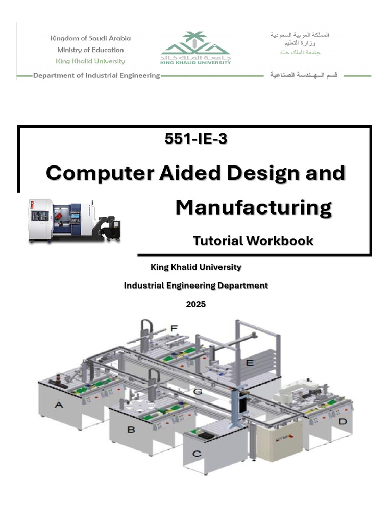 551-IE-3 Computer Aided Design andفاضي Manufacturing - Tutorial Manual ...