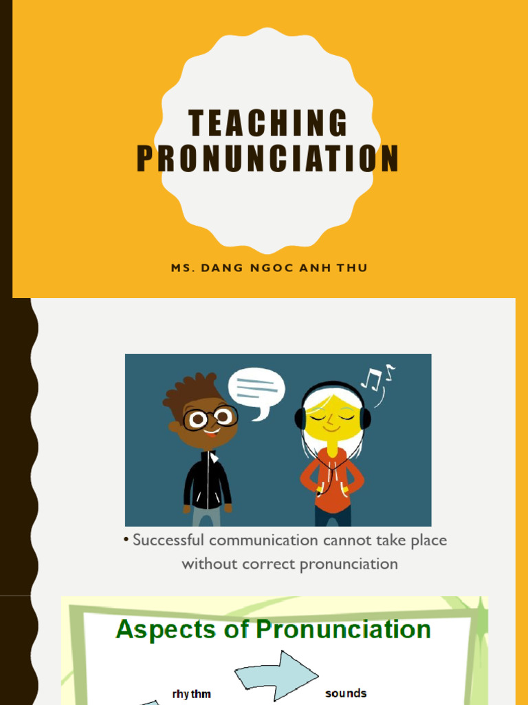 Effective Pronunciation Teaching Strategies | PDF