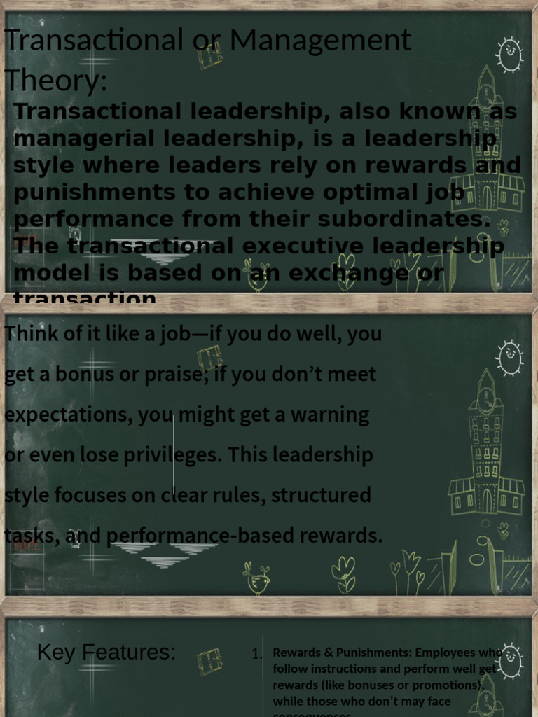 Transactional Leadership Guide | PDF | Leadership | Behavioural Sciences