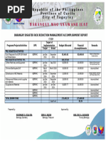 BDRRMF Accomplishment Report 2023 | PDF