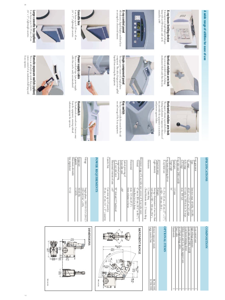 X-ray Generator Specifications and Features | PDF | Power Supply | X Ray