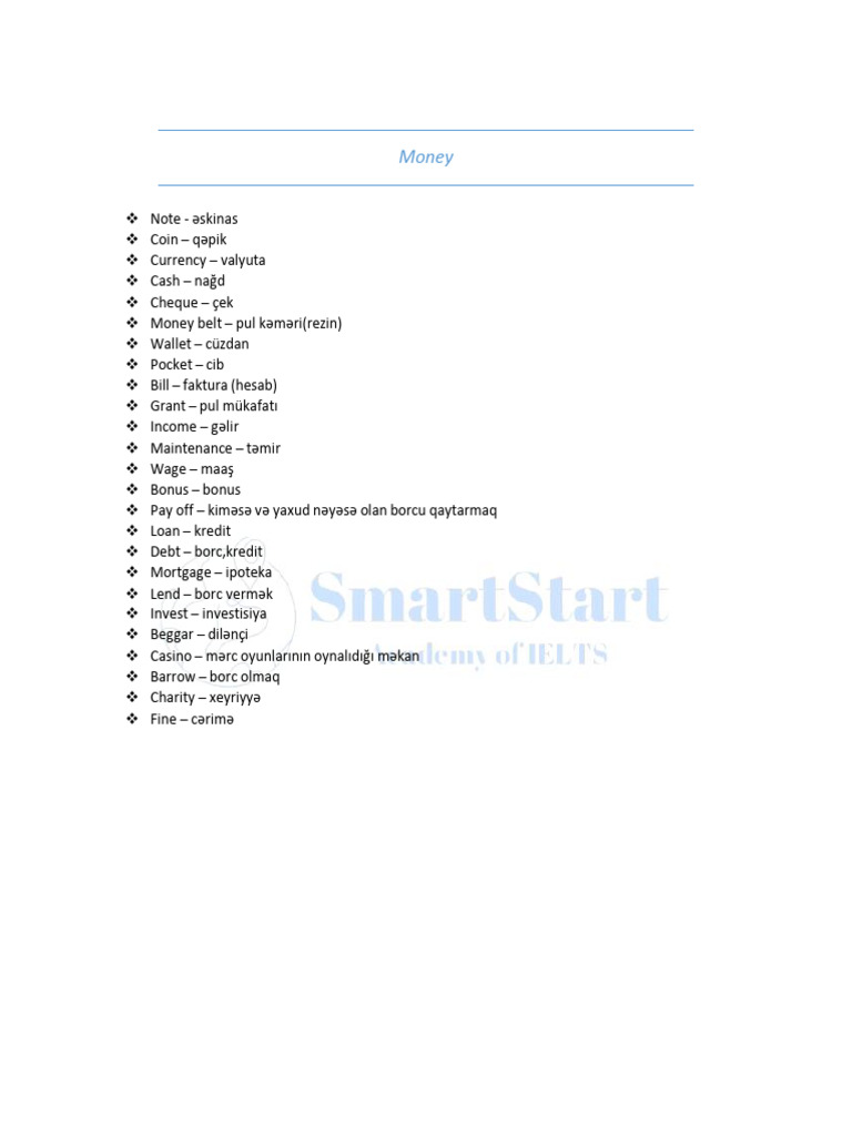 Money | PDF