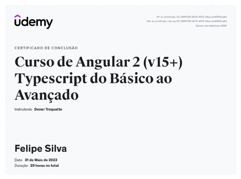 Angular 2 (v15+) Typescript Do Básico Ao Avançado | PDF