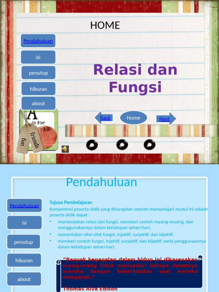 Relasi dan Fungsi: Panduan Lengkap | PDF
