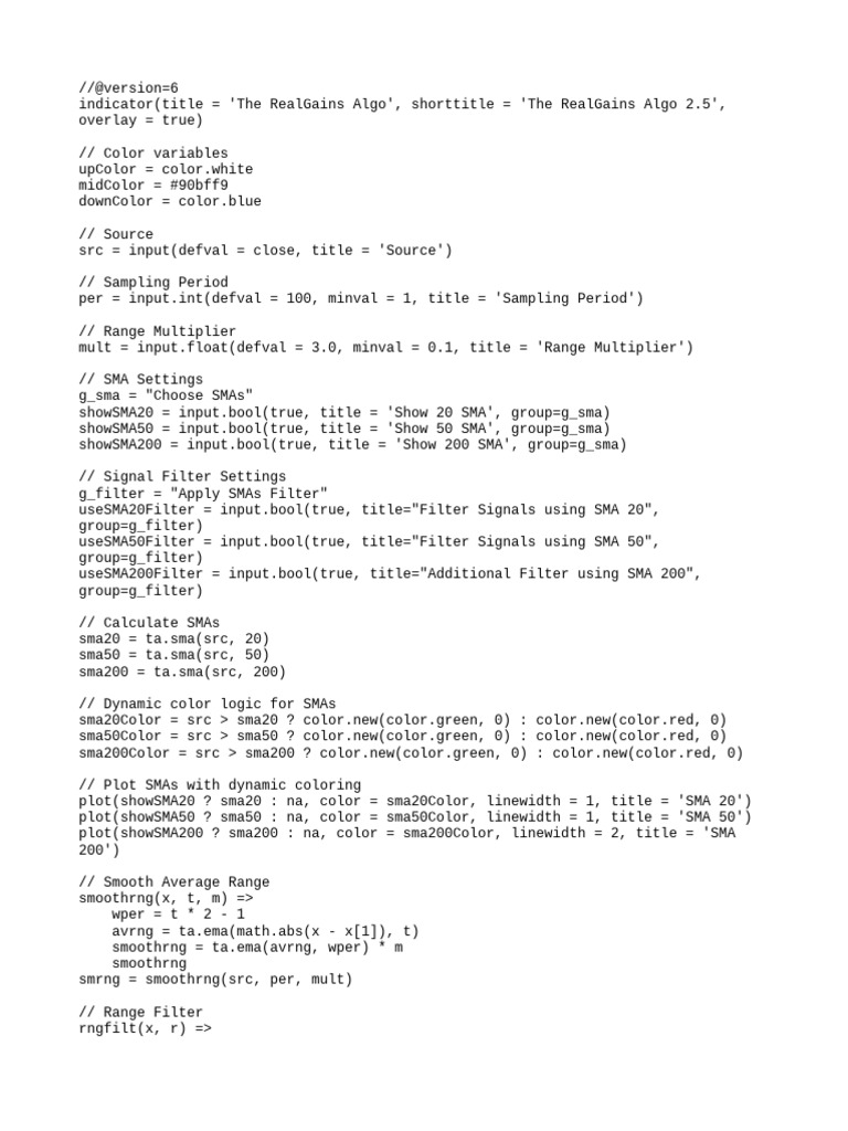 The Real-Gains Algo 2.5 Final | PDF | Computer Engineering | Signal Processing