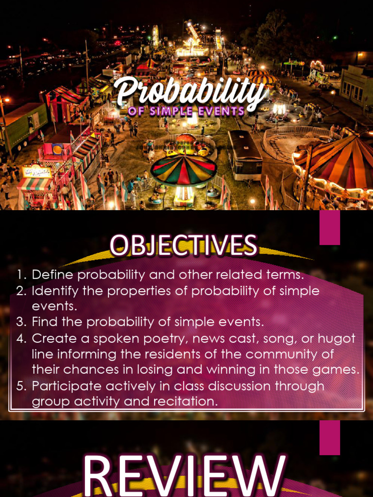 Probability of Simple Events Including Activity 2 by Group | PDF | Odds ...