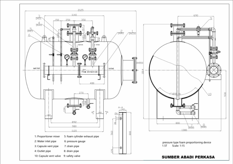 Pressure Type Foam Proportioning Device | PDF