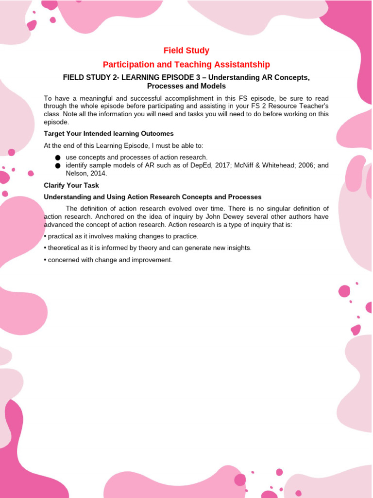 PATULILIC FS2 EP3 | PDF | Teaching Method | Teachers