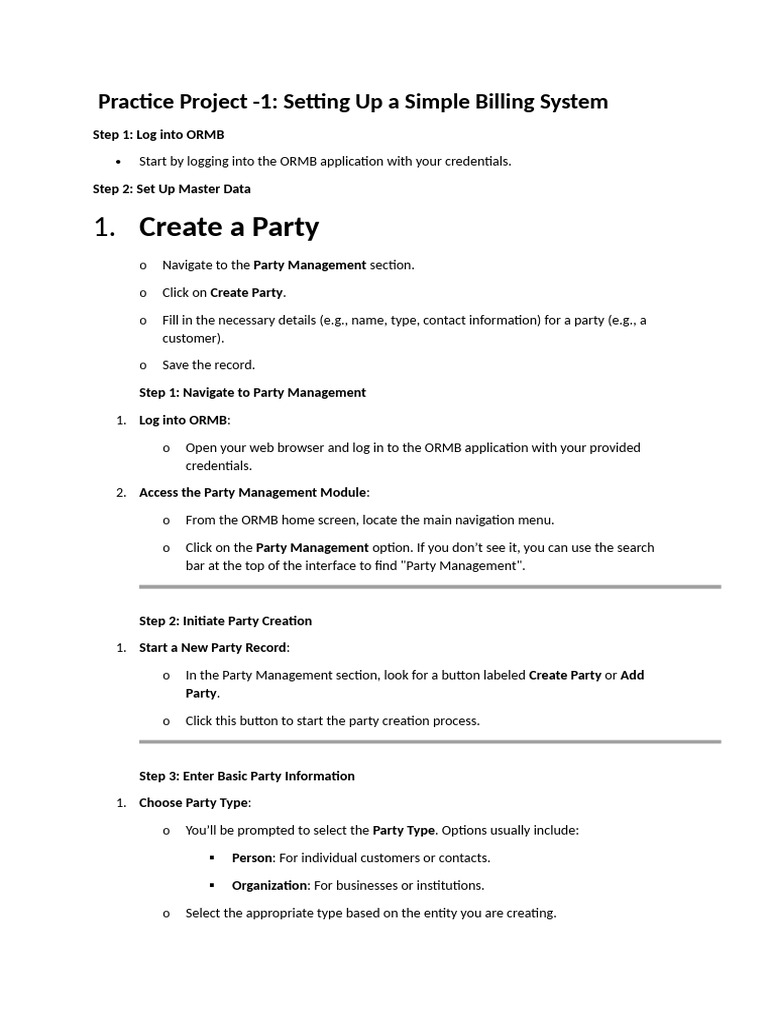 ORMB Practice Project-1 | PDF | Login | Pricing