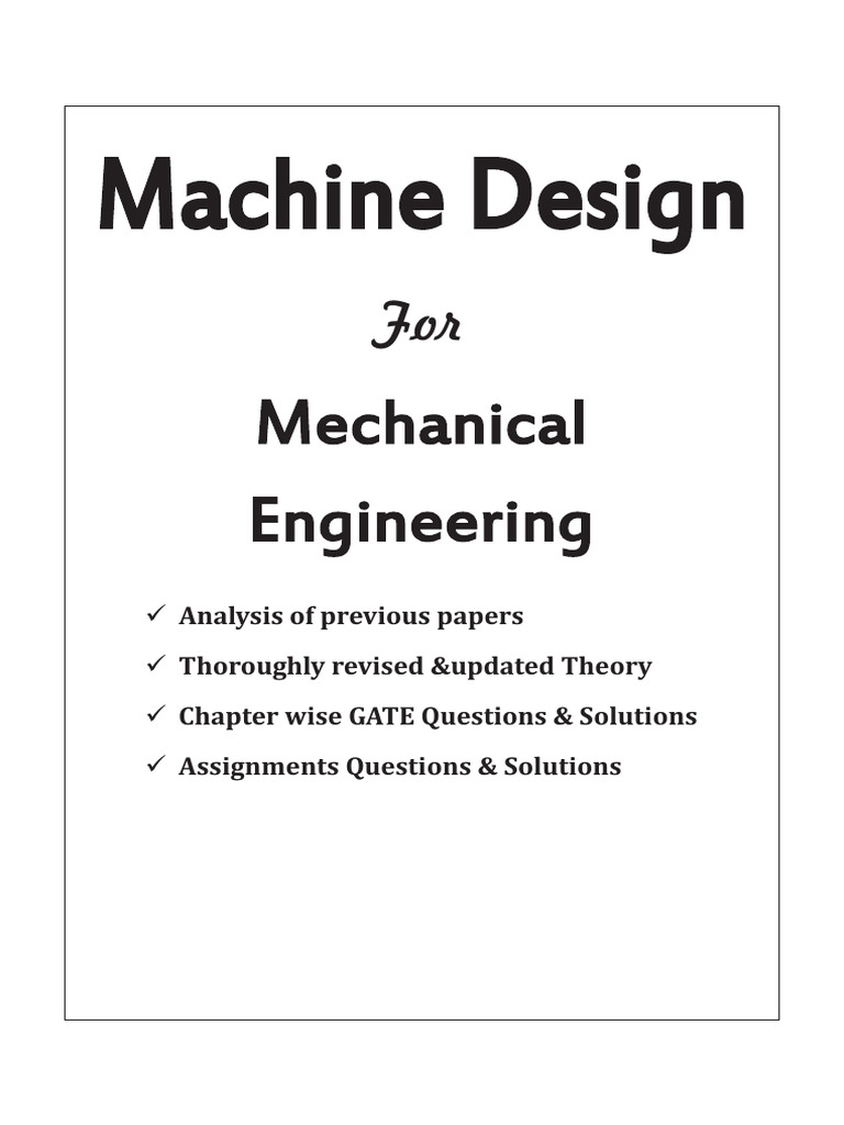 Machine Design | PDF | Strength Of Materials | Bending
