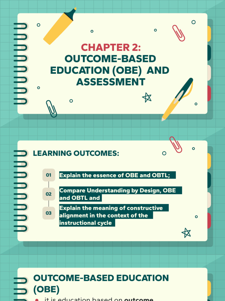 PED 206_ CHAPTER 2_ OBE (1) | PDF | Learning | Liberal Arts Education