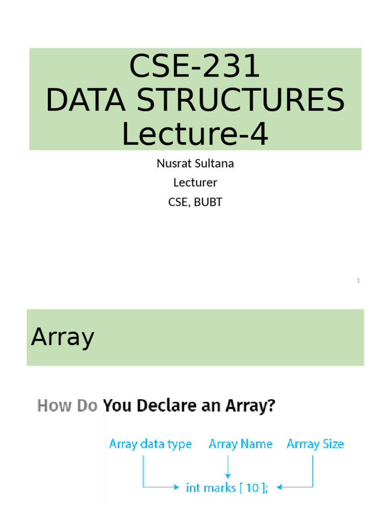 Lecture 4 | PDF