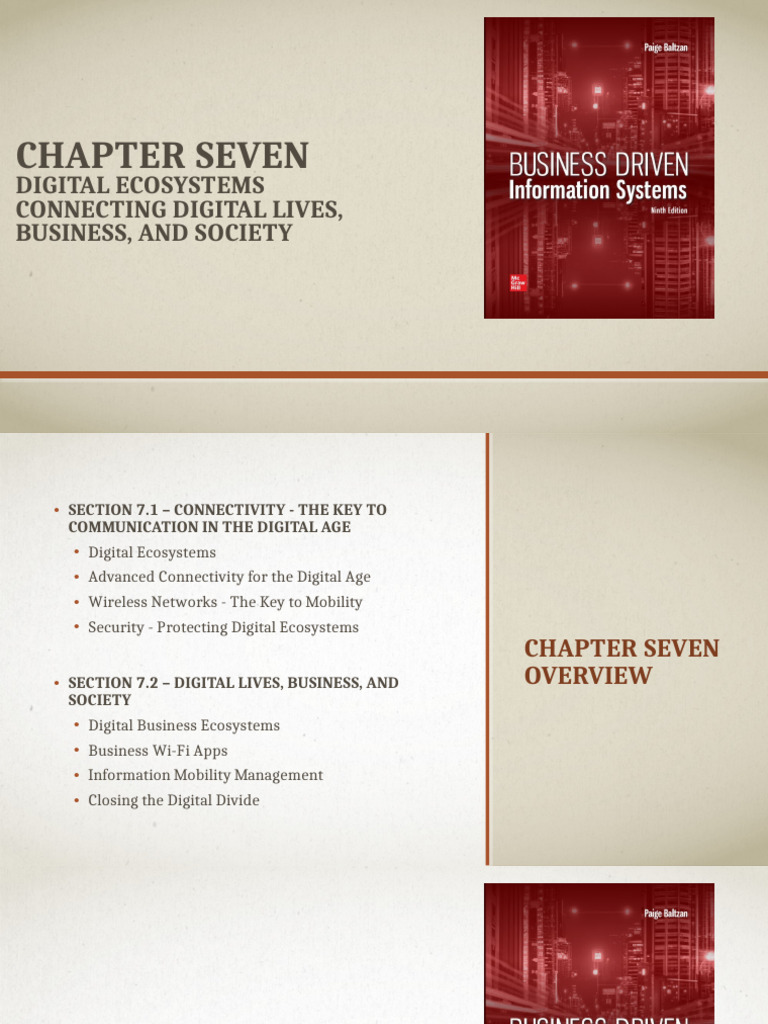 Week07 Chapter7 Digital Ecosystems | PDF | Wi Fi | Computer Network