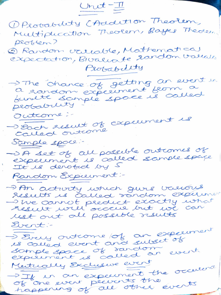 P and S Unit 2 | PDF