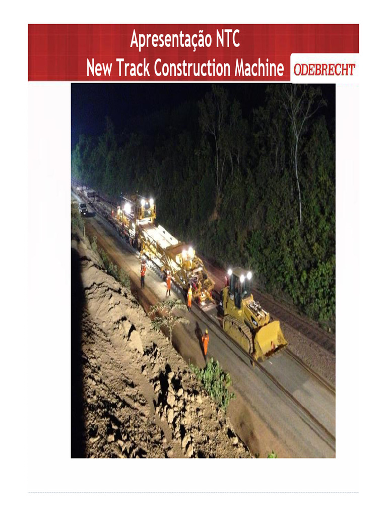 NTC Machine for Railway Construction | PDF | Engines | Rail Transport