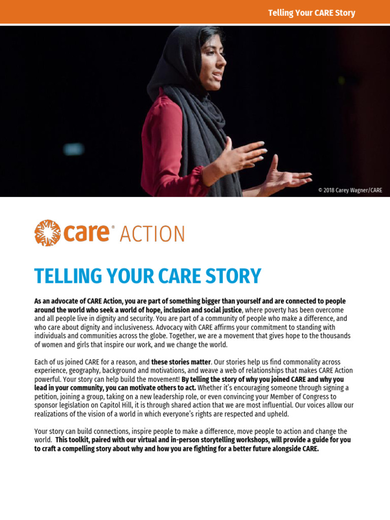 Telling Your CARE Story Toolkit | PDF | Storytelling