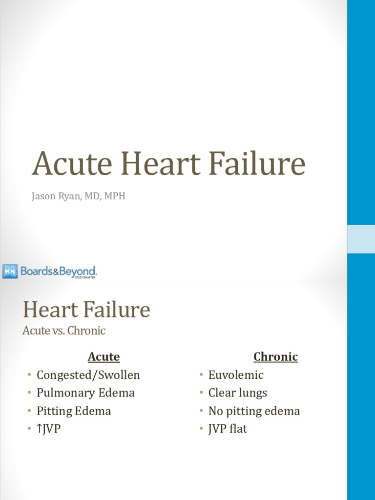 Acute Heart Failure atf | PDF | Heart Failure | Vasodilation