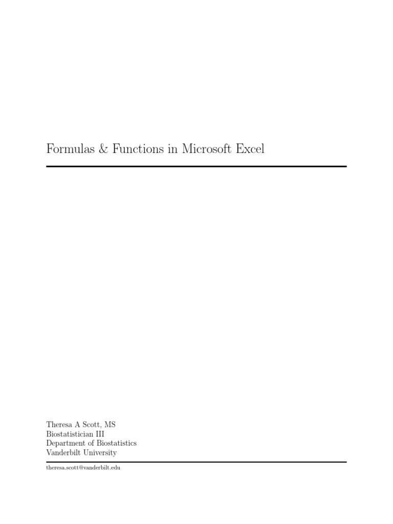 0593 Formulas Functions In Microsoft Excel Pdf Spreadsheet 7728