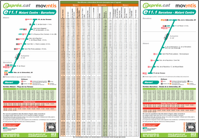 E11 1 05092022 Horari Web 2 060456 | PDF