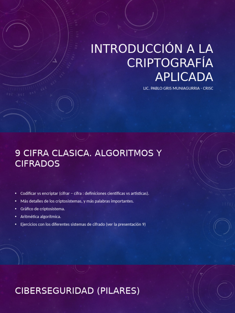 Introducción A La Criptografía Aplicada | PDF | Criptografía | Clave (criptografía)