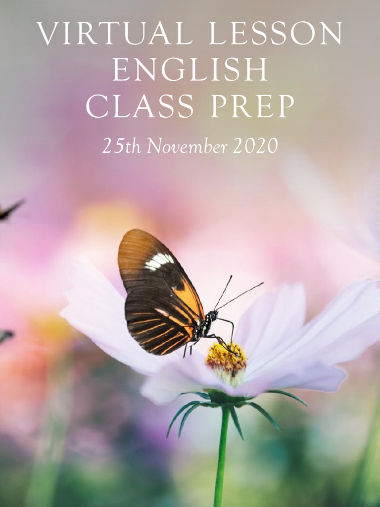 English Virtual Lesson Class Prep | PDF