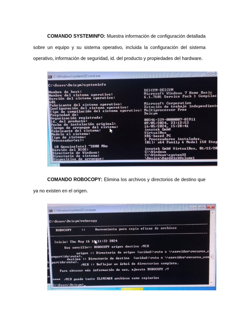 Comando Systeminfo | PDF