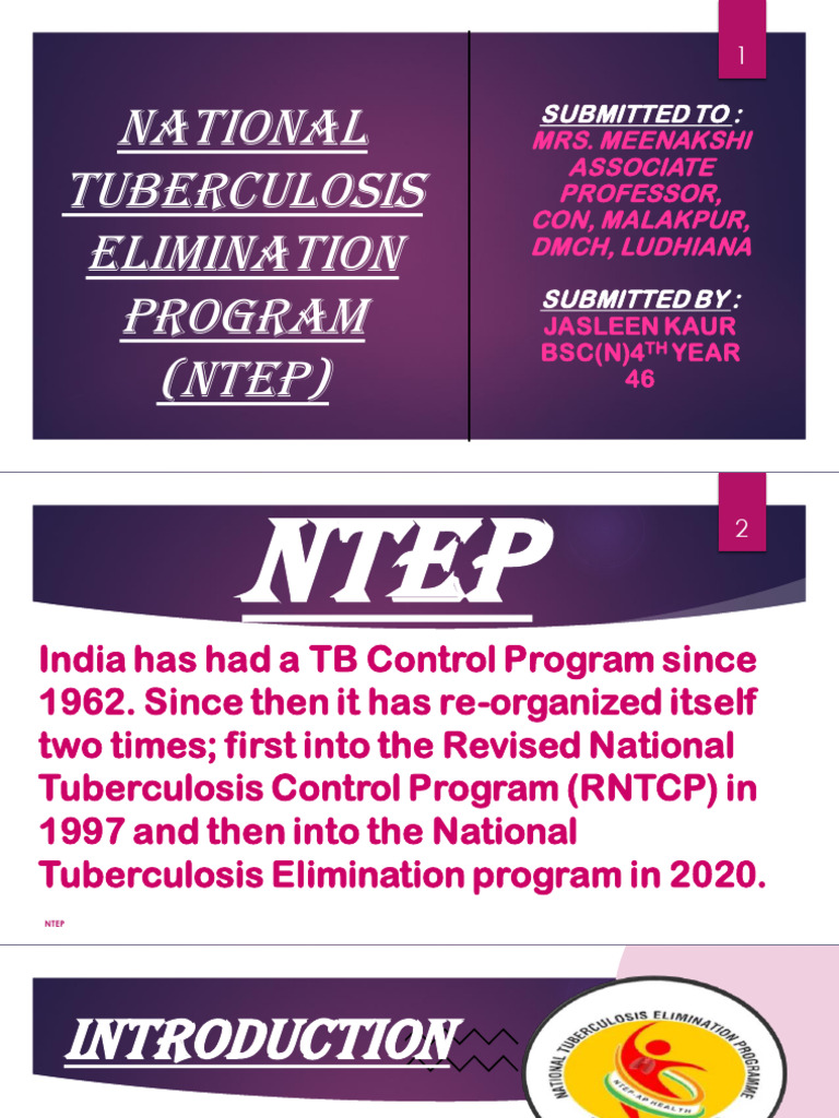 India's National TB Elimination Program | PDF | Tuberculosis | Medical Specialties