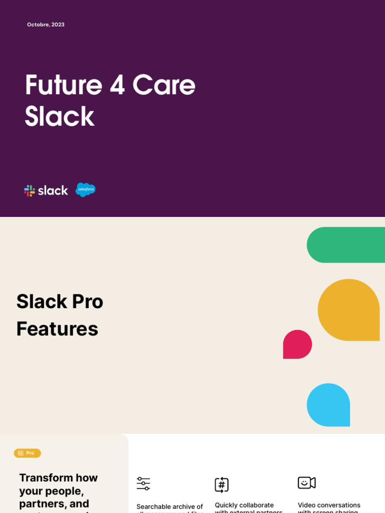 Future 4 Care - Slack Pricing | PDF | Computer Mediated Communication | Computing