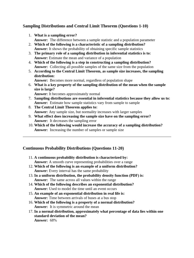 reviewerQ3 (1) | PDF | Normal Distribution | Statistics