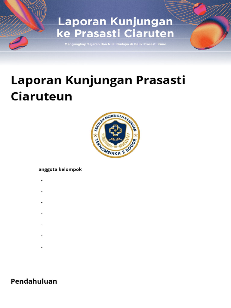 Sejarah Prasasti Ciaruteun Tarumanegara | PDF