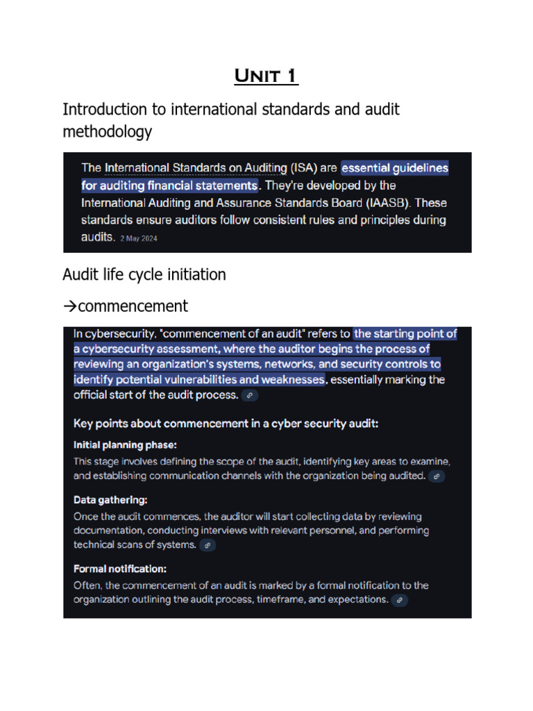 Intro to Audit Standards & Methodology | PDF