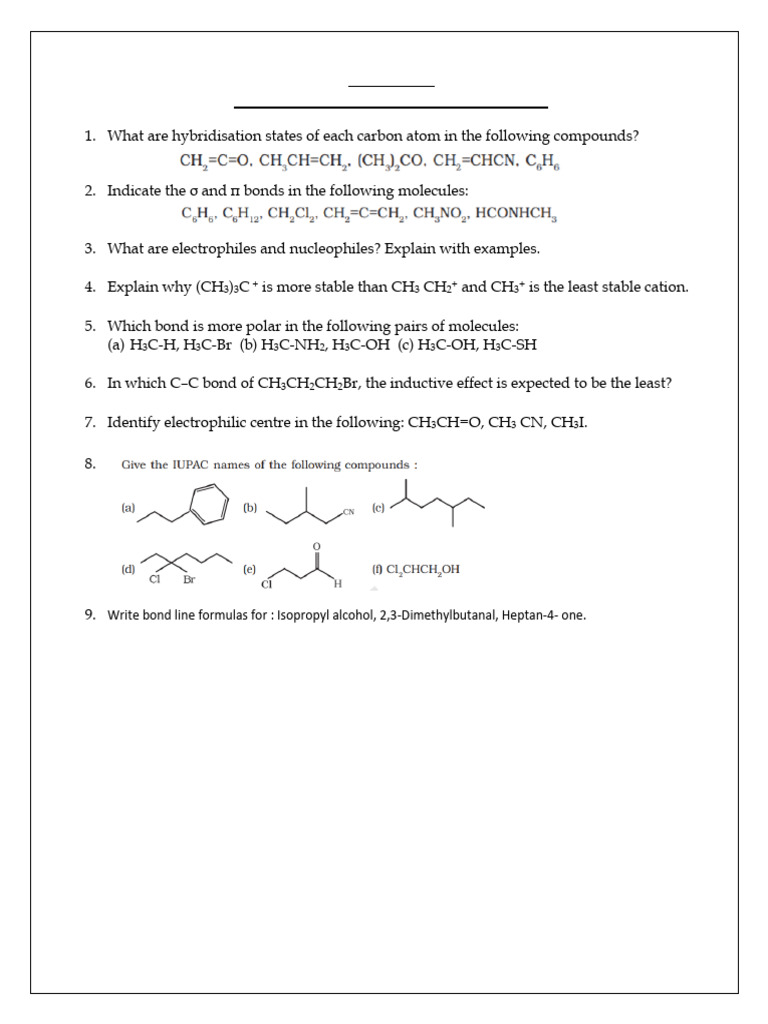 Basic Concepts in Organic Chemistry | PDF