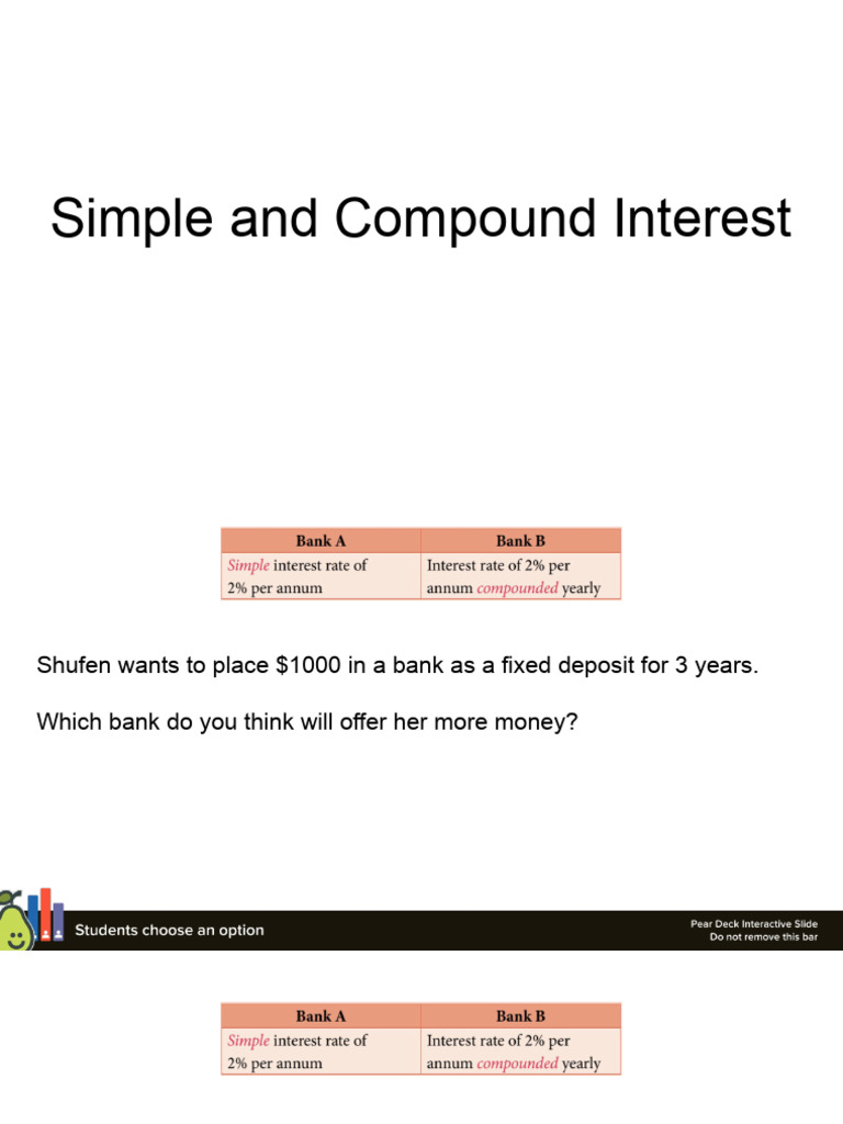 Simple and Compound Interest | PDF | Compound Interest | Interest