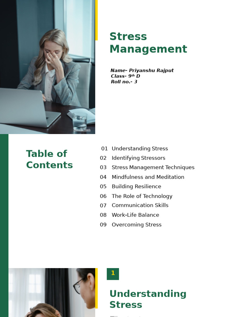 Effective Stress Management Techniques | PDF | Psychological Resilience ...