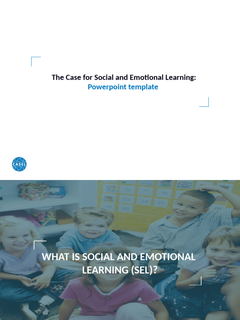 The Case For SEL CASEL PPT Deck | PDF | Teachers | Psychology
