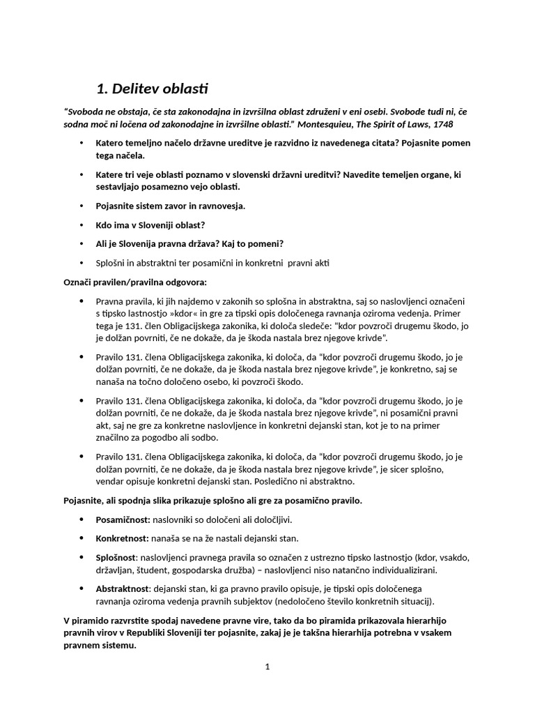 Pravo Vaje (Reseno) | PDF