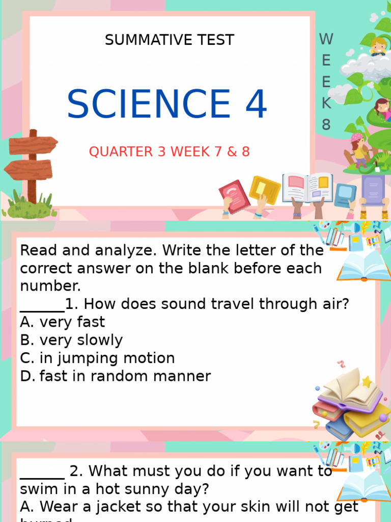 Science q3 - w4- 4th-Summative | PDF