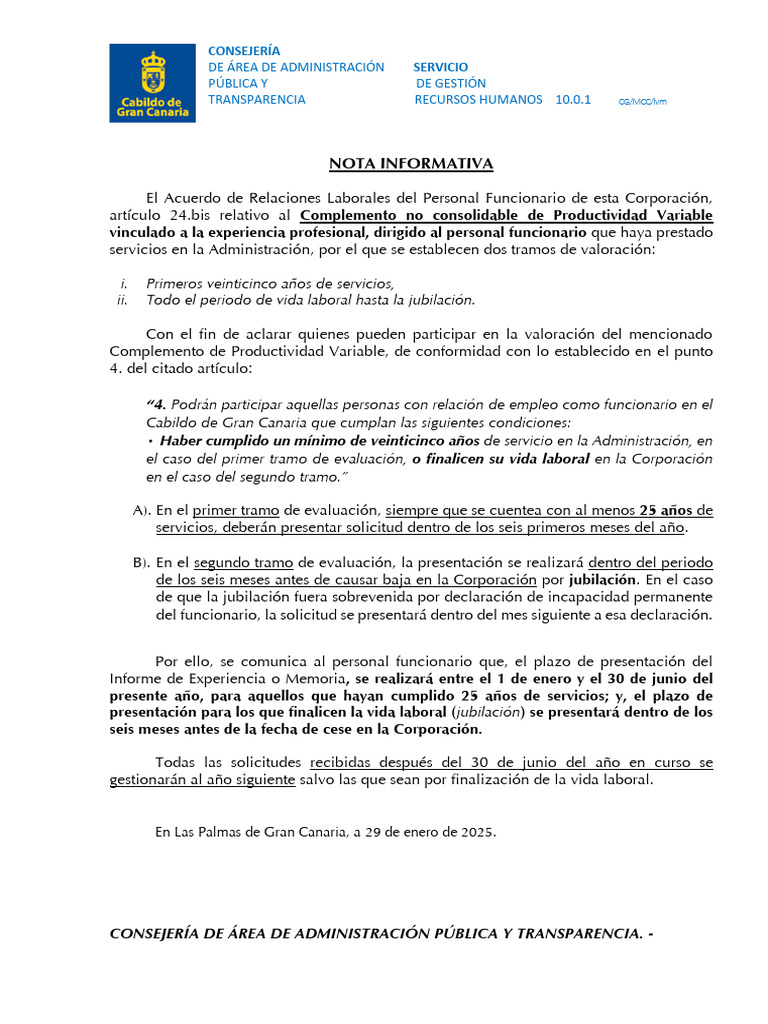 CP Variable 2025 | PDF | Jubilación