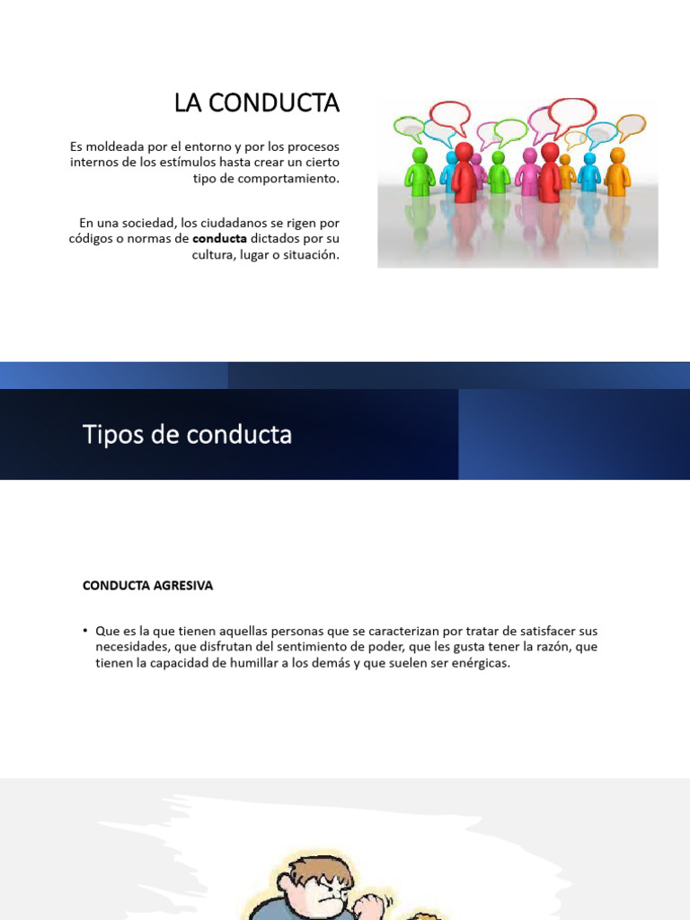 Tipos de Conducta: Agresiva, Pasiva y Asertiva | PDF