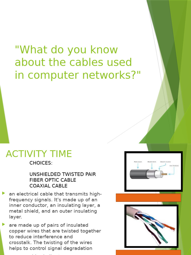 Network Cabling | PDF | Coaxial Cable | Electromagnetic Interference