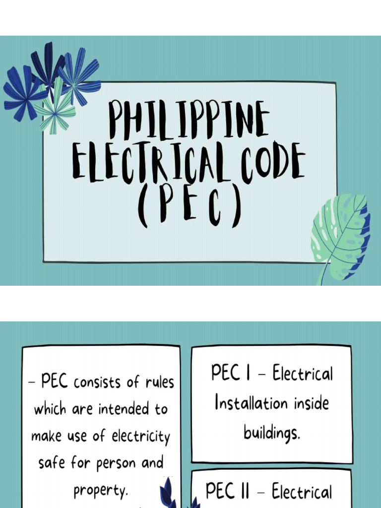 Philippine Electrical Code | PDF