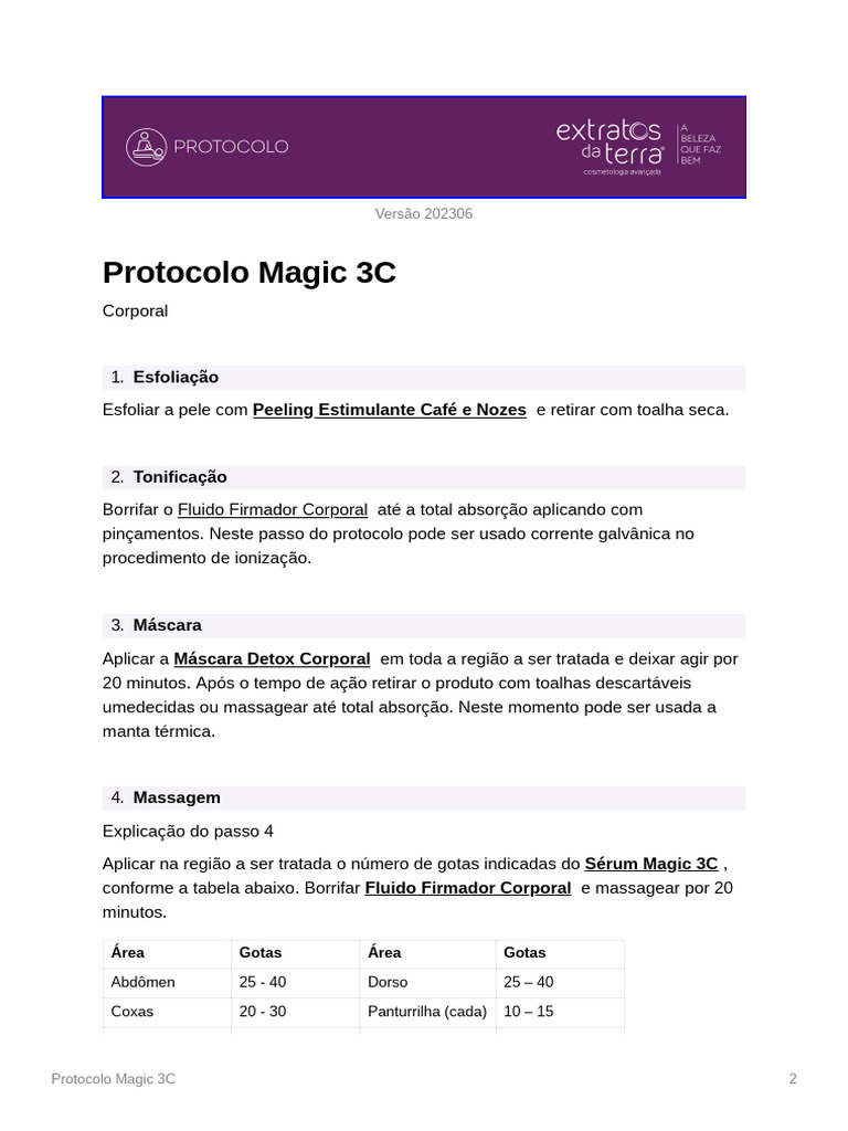 042 - Protocolo Magic 3C | PDF