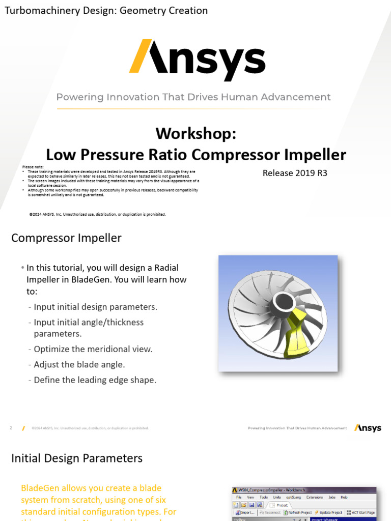 TurboDesign GeoCreation 2019R3 EN WS BladeGen | PDF | Button (Computing ...